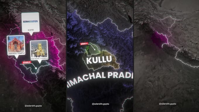 Create map animation for your documentaries in 3d by Happkr2 | Fiverr