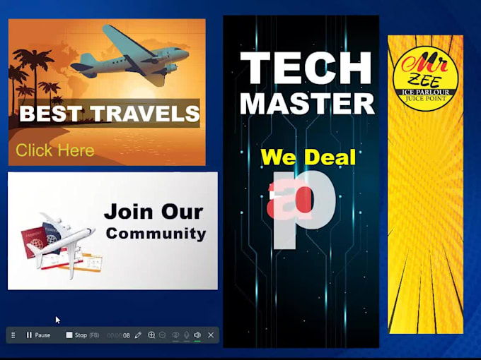 Create eye catching flash banners and animated designs by Kashifali83 ...