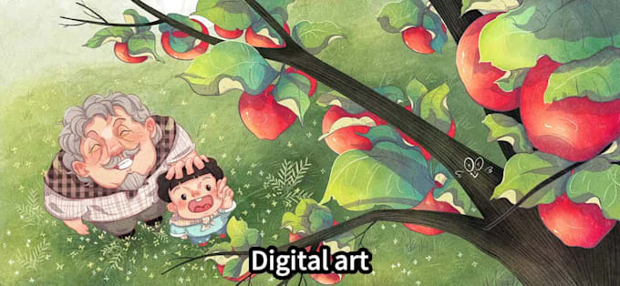 Create captivating illustrations for your stories children storybook ...
