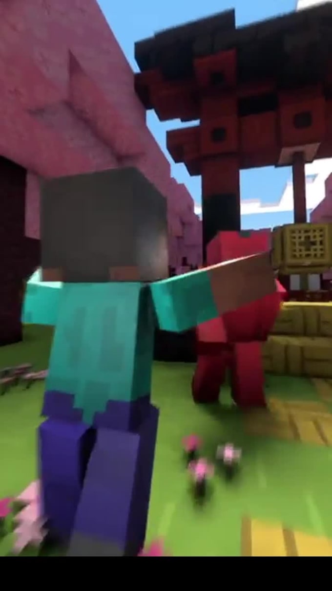 Minecraft 3d animation and character animation for shorts by Pixleanimate | Fiverr