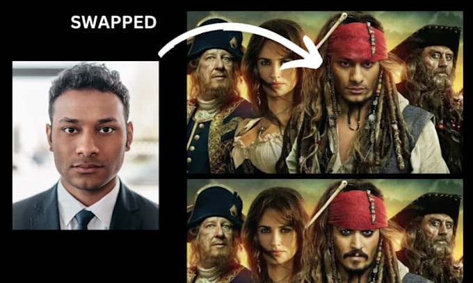 Swap face and head within 10 minutes with ai by Kishan_007 | Fiverr