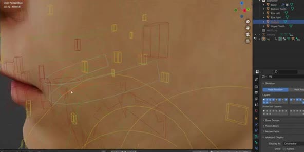 3d rig metahuman character, rig for vseeface,wonder studio,houdini,face ...