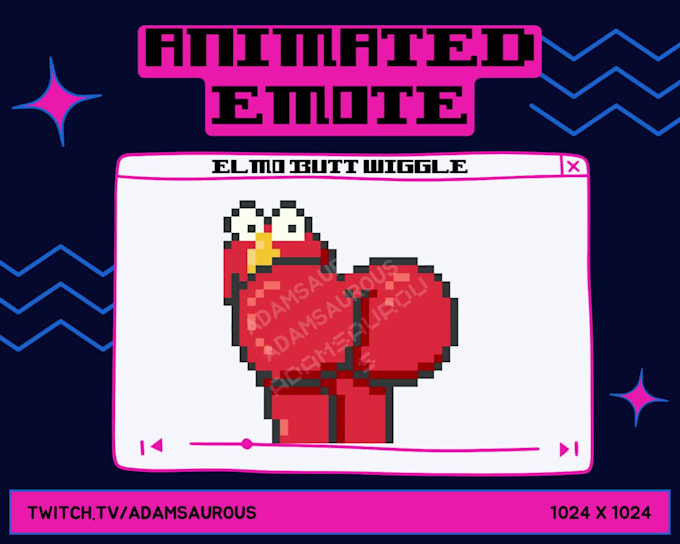 Make you a pixel art gif emote for twitch or discord by Adamchilds | Fiverr
