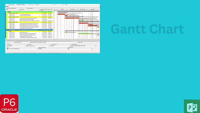 Prepare project schedule gantt chart in primavera p6 and ms project by ... Prepare project schedule gantt chart in primavera p6 and ms project by ...