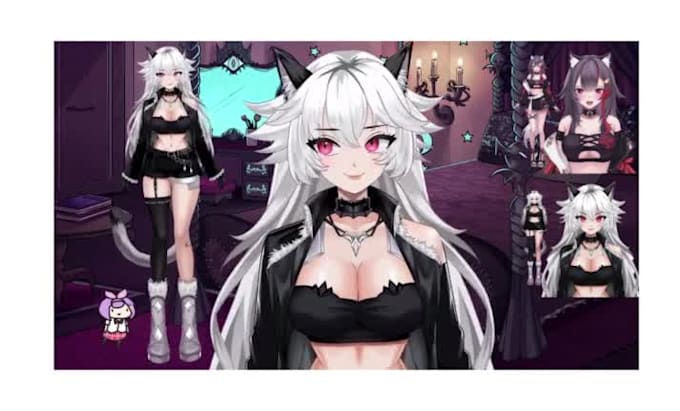 Create live 2d rigging, vtuber model, live 2d vtuber model, live 2d by Sung_in | Fiverr