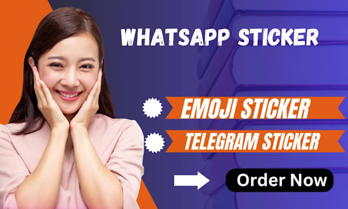 Design a professional emoji sticker whatsapp sticker for your brand by ...