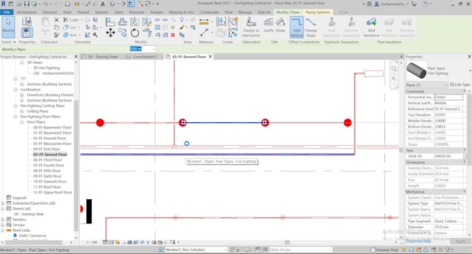 Model and design mep systems using revit and autocad by Mohamedafia ...