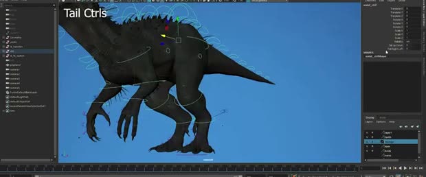 Provide ik fk rig to 3d creature model,face, body full rig,weightpaint ...