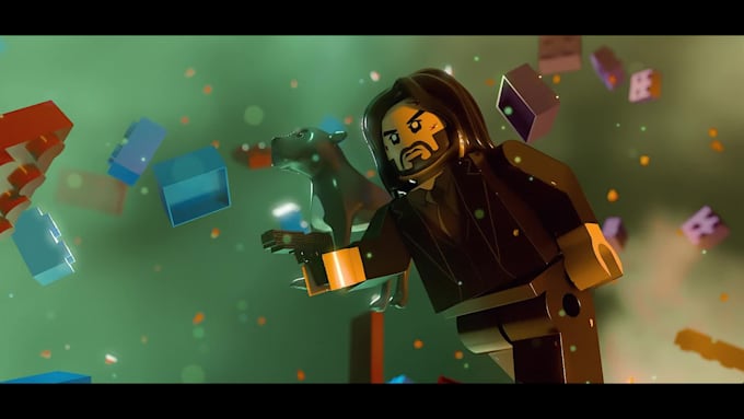 Do 3d lego character, lego minifigures, 3d lego animation, 3d minecraft ...