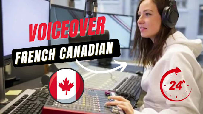 Record a captivating female french canadian voiceover by Herculos | Fiverr