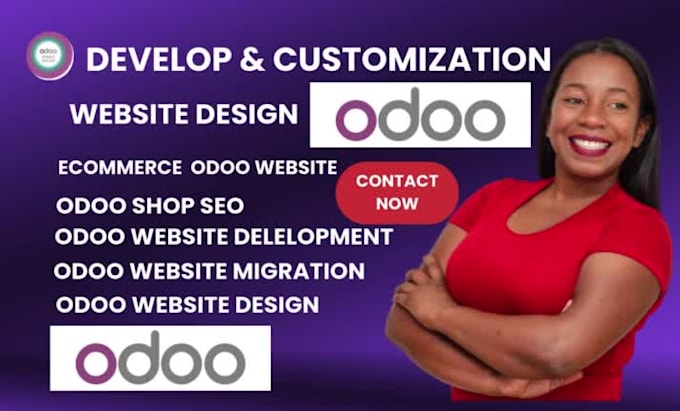Develop odoo website, odoo customization, ecommerce website or odoo seo ...