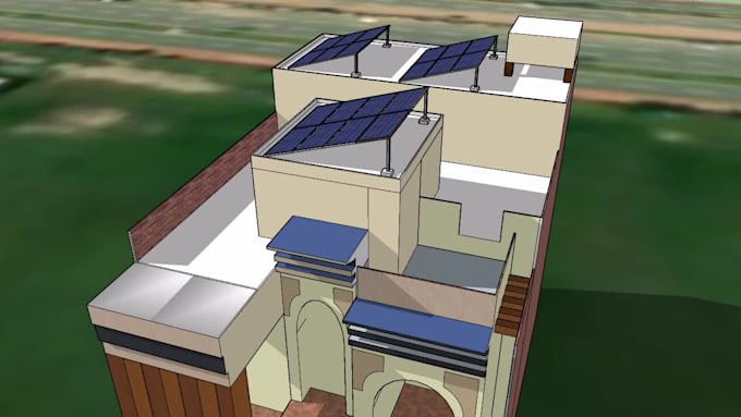 Design solar pv plant using helioscope, sketchup and autocad by Usama ...