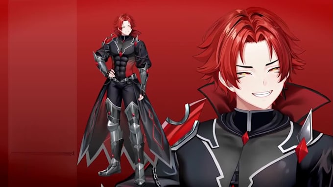 Draw live 2d vtuber model, live 2d rigging, vtuber model, live 2d by ...