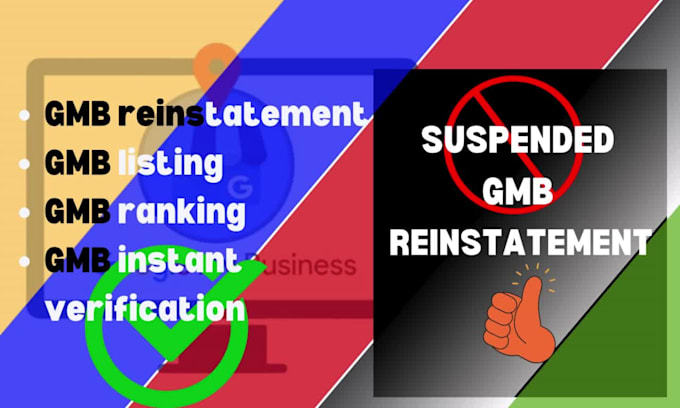 Do gmb reinstatement, gmb instant verification, gmb suspended by Beatty_claire | Fiverr