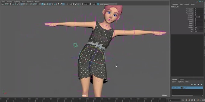 Rig your 3d model in blender, maya, 3d animation video, 3d blender rig ...
