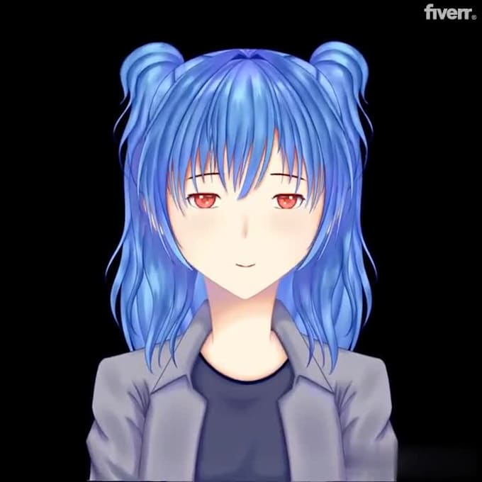 Create, design and rig your custom 2d live model, vtuber model by ...