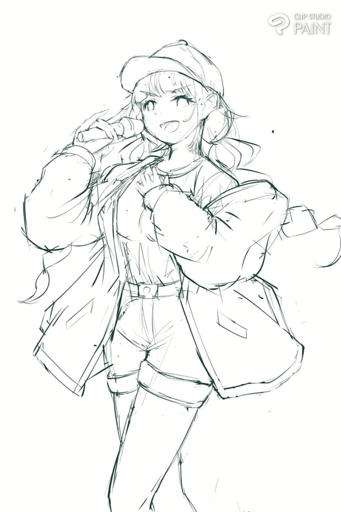 Help you create anime style drawings for your characters by Xxz00710 ...