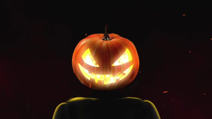 Create halloween short logo intro by Vladikosaa | Fiverr