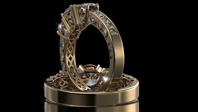 Create realistic 3d jewelry animation videos 3d jewelry design cad ...