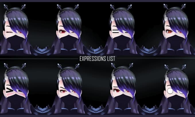 Diseño de modelo vtuber y rigging live2d rigging modelo vtuber vrchat ...