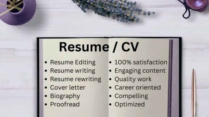Be your professional cv maker, resume maker, and eye catchy cover ...