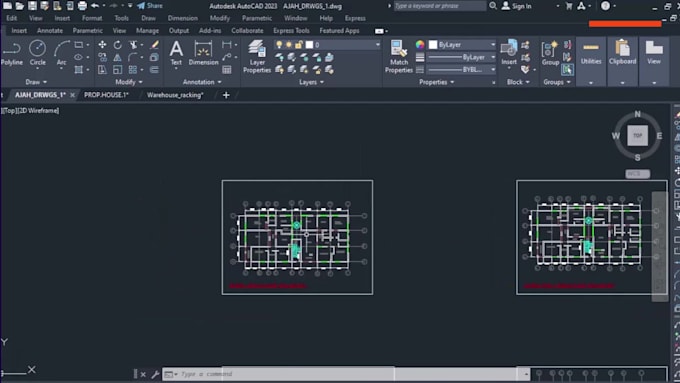 Make your draw architectural plans and sections in autocad by Lagbani ...