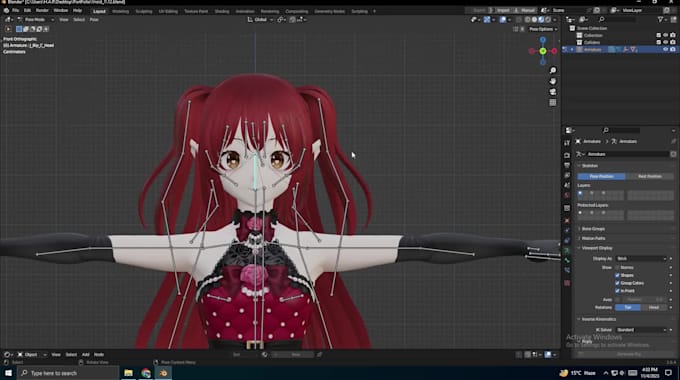 Rig your character in blender for vtuber vrchat and games by Qadir71 | Fiverr