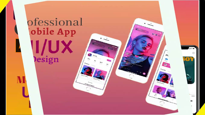 Design professional mobile app ui ux by Nimrarana640 | Fiverr