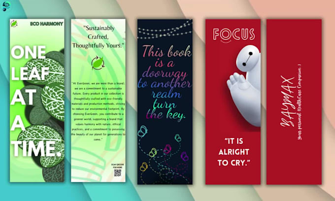 Create custom and unique bookmark designs by Pixie_paws | Fiverr