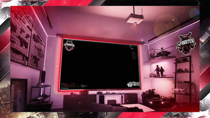 Design animated twitch overlay, twitch logo, twitch stream package ...