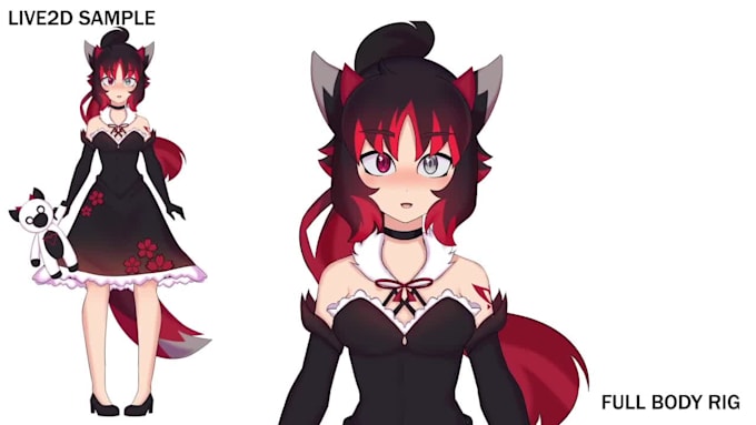 Rig live2d model for you by Seicalight | Fiverr