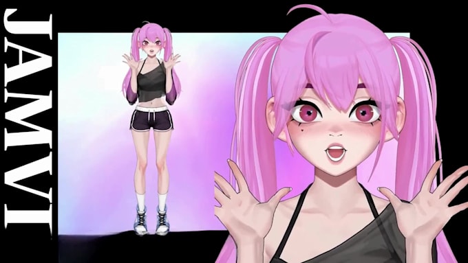 Create custom pngtuber avatar with live2d rigging and expressions by ...