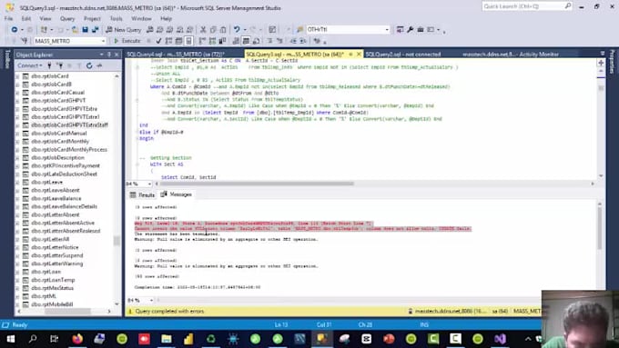 Edit and write ms sql databases queries by Shamim_1987 | Fiverr