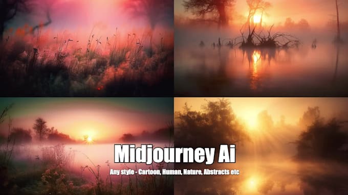 Create ai generated art using midjourney by Jsinimbo | Fiverr