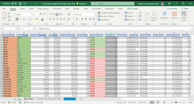 Do data analysis, create macros and make pivot charts and interactive dashboards by ...