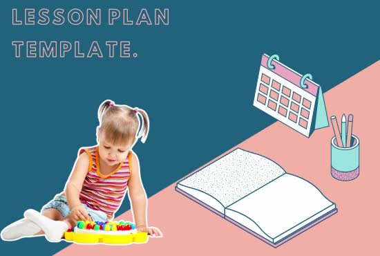 Design professional lesson plan template instant by Tayyabagrahics | Fiverr