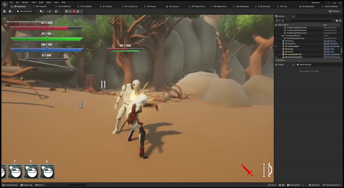 Do develop complete unreal engine 3d game development ue5 ue4 gdd cpp blueprint by Grantecha ...