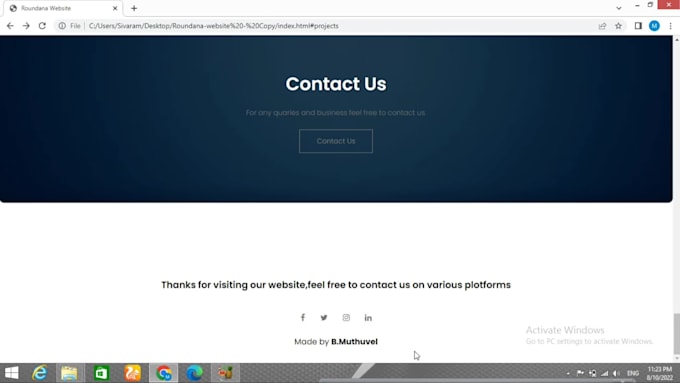 Design and build website using html css javascript php by Muthuvelb ...