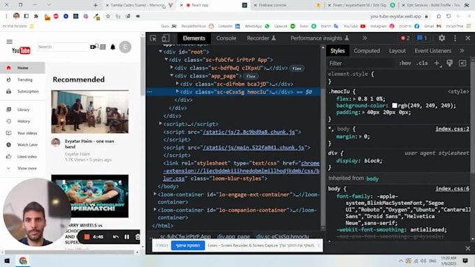 Host your react website with firebase free hosting by Evyatarhaim18 | Fiverr