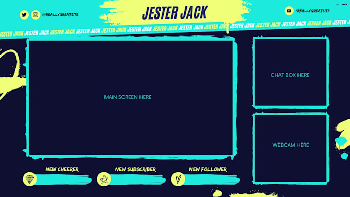 Create stream overlays for twitch yt kick or other plattforms by ...