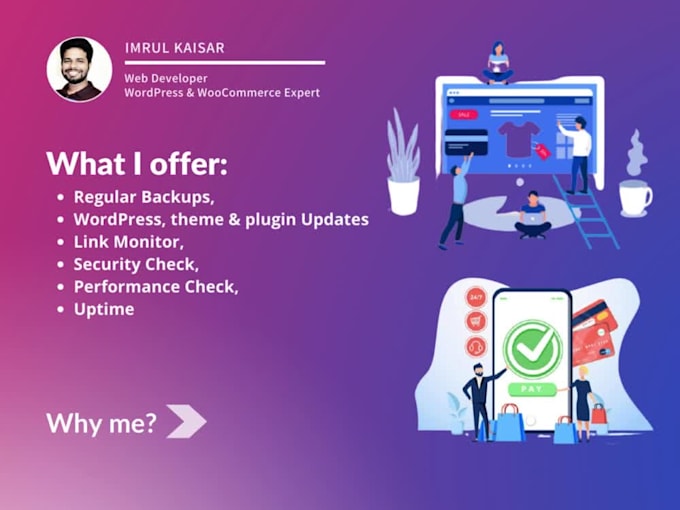 Handle wordpress website maintenance, website manager by Imrul_kaisar_ | Fiverr