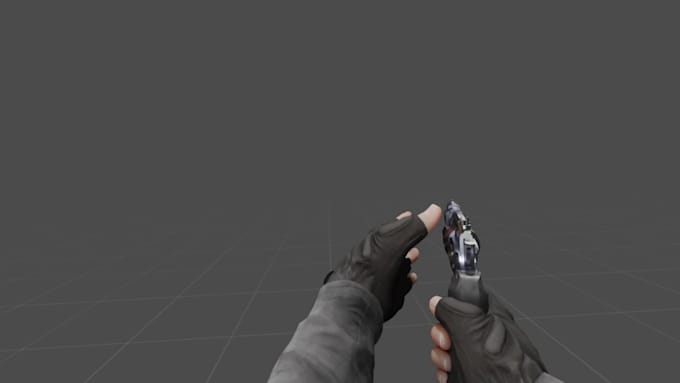 Do realistic character, fps animation 3d weapon model game assets 3d ...