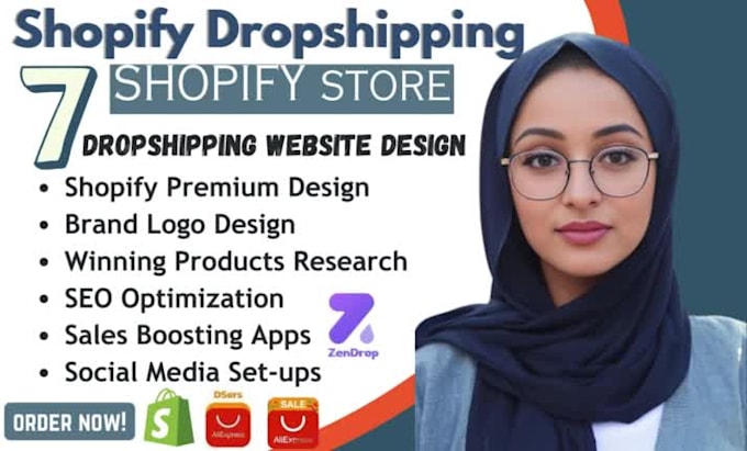 Create shopify dropshipping store, redesign shopify dropshipping website design by Laura_austin1 ...