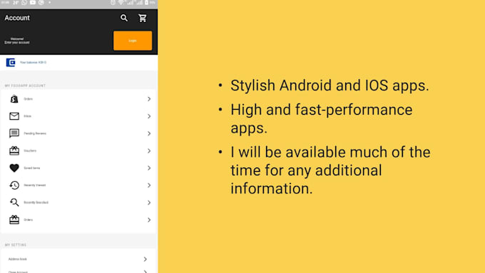 Develop an android and ios app using flutter by Flutterdev1 | Fiverr
