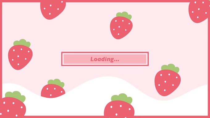 Create a cute loading screen for your youtube channel by Glitterdazed ...