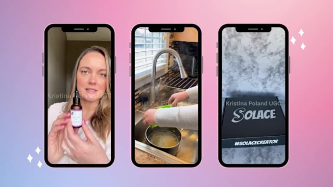 Create ugc user generated content, tiktok, or reel ads by Kristina2287 | Fiverr