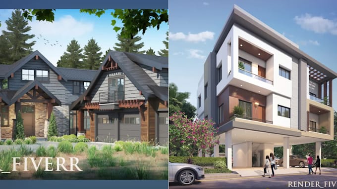 Create high quality renderings for you by Renderfiverr | Fiverr