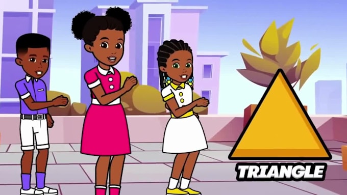 Create custom 2d kids animation, nursery rhymes, cartoon, youtube video ...