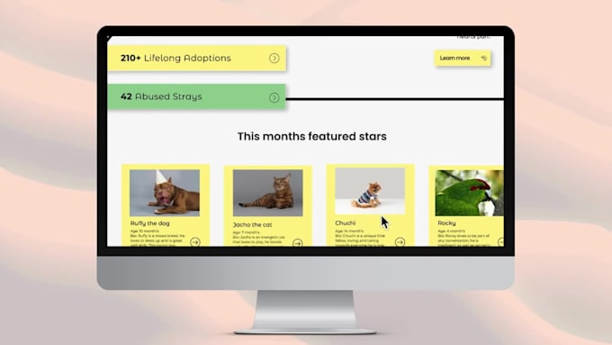 Create stunning user focused website ui ux design in figma by Dnnnik ...