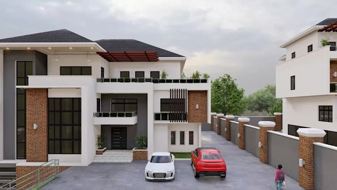 Do architectural animation walkthrough video 3d rendering by Ifregia | Fiverr